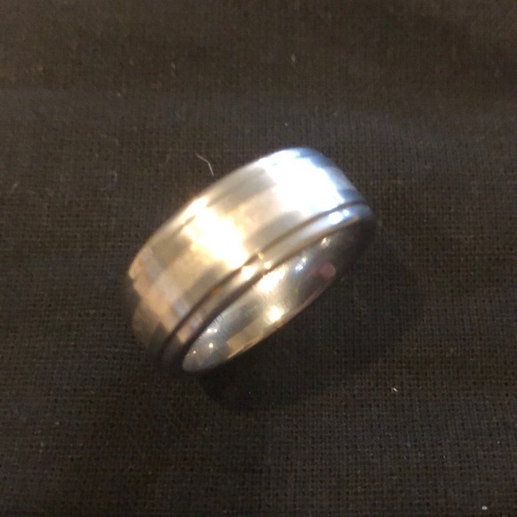 Triton | Accessories | Mens Tungsten And Platinum Ring | Poshmark